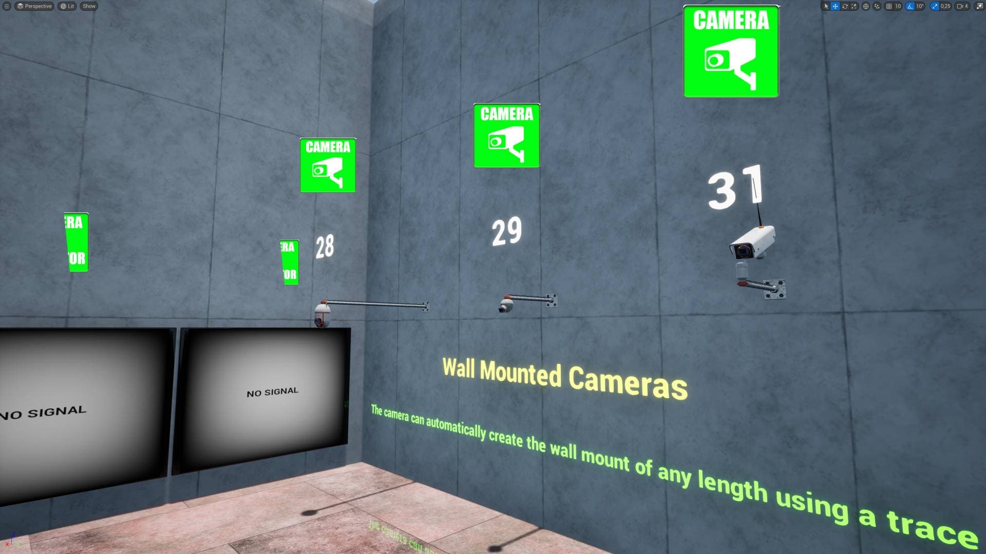 Security Camera System In Blueprints Ue Marketplace